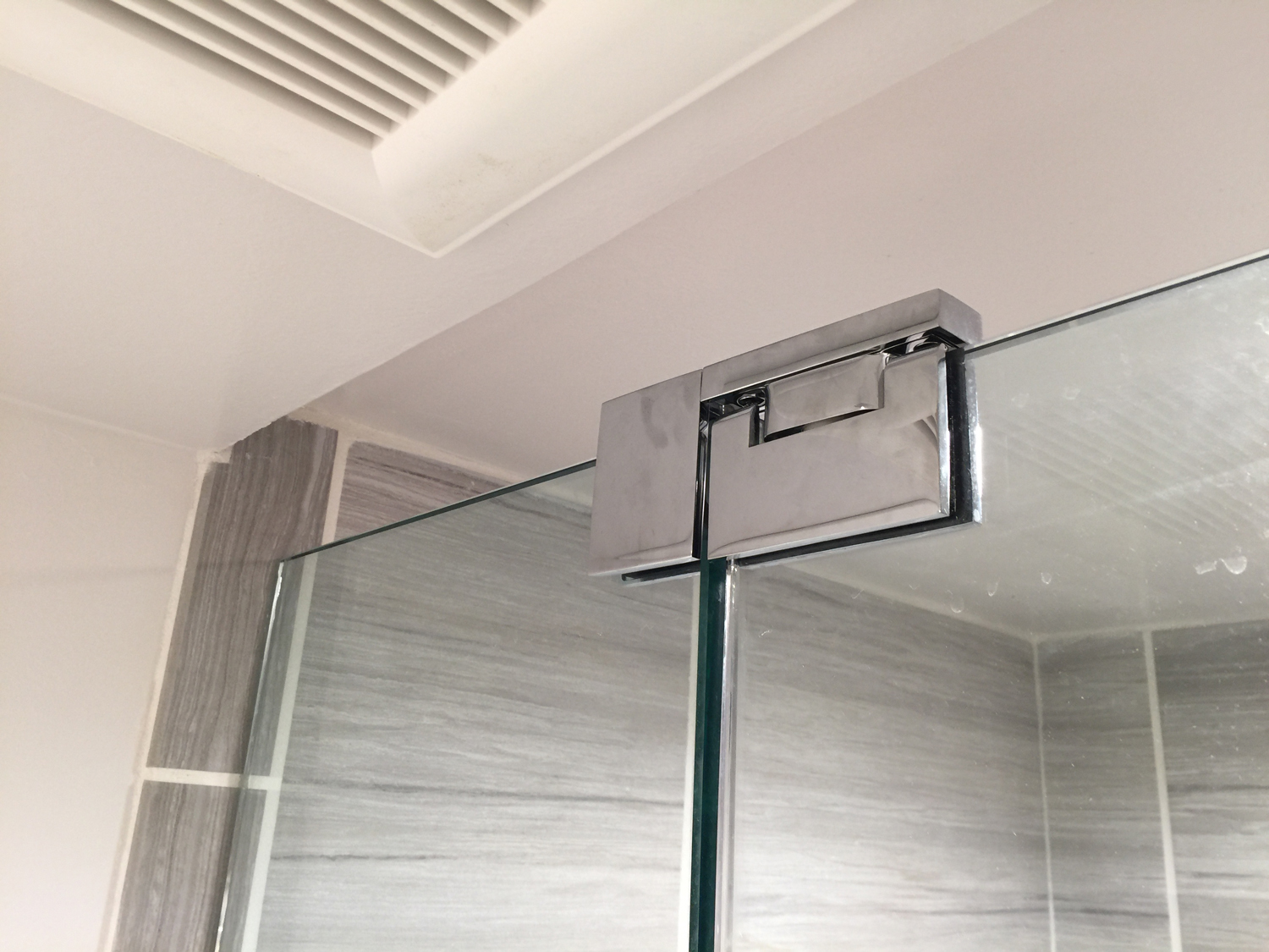 Small Bathroom Frameless Shower Door Installation Wayne Nj